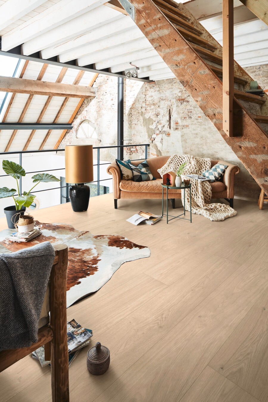 Parquet Chêne authentique blanc cérusé 09003 MEISTER