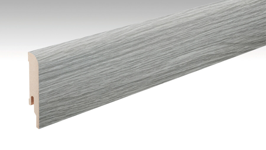 Skirting boards in a consistent decor Grey oak 06442 MEISTER
