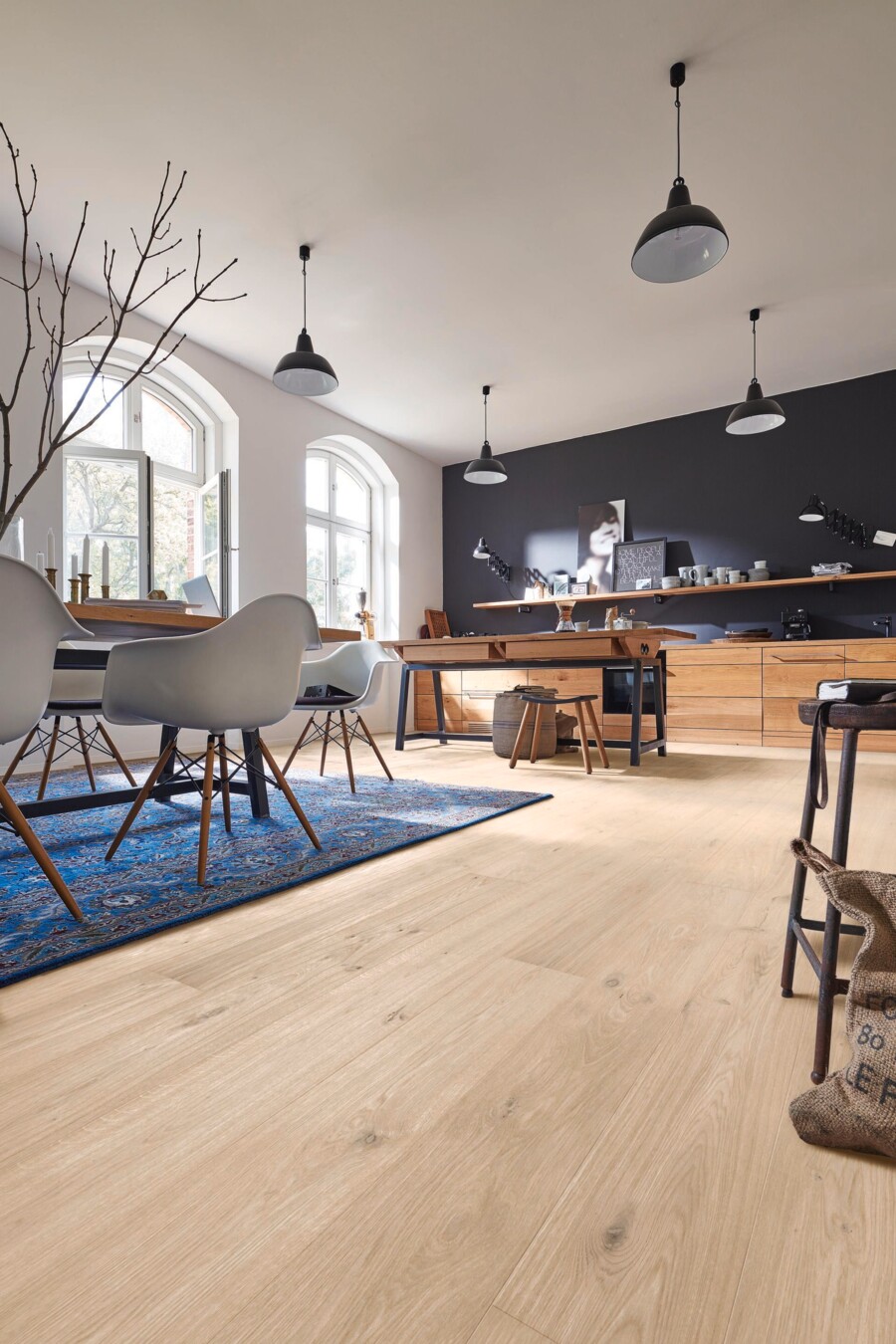 Parquet Chêne authentique blanc cérusé 09003 MEISTER