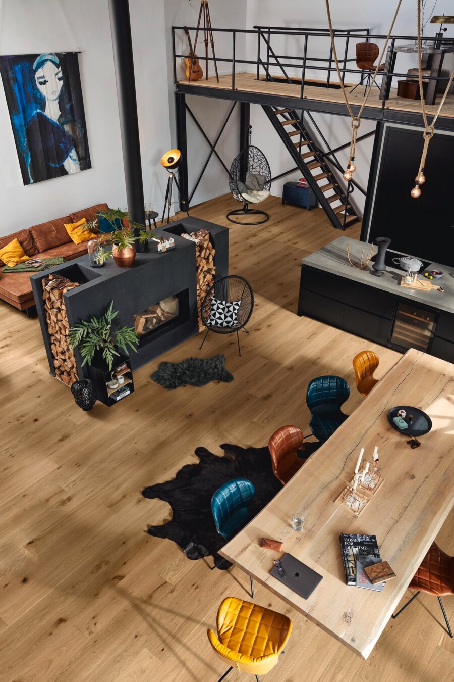 Parquet Roble auténtico greige 09029 MEISTER