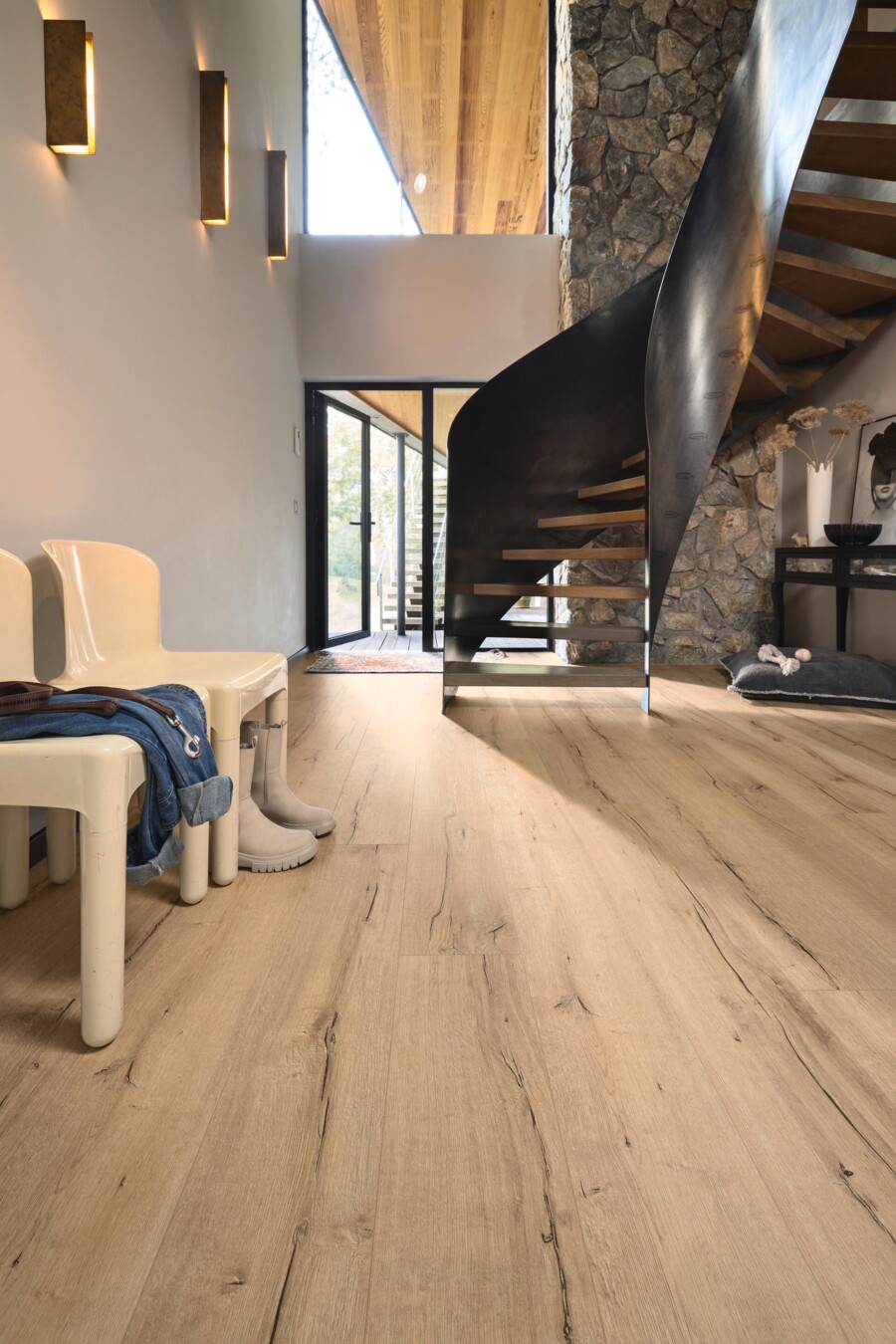 Suelo de diseño Roble madera vieja claro 07139 MEISTER